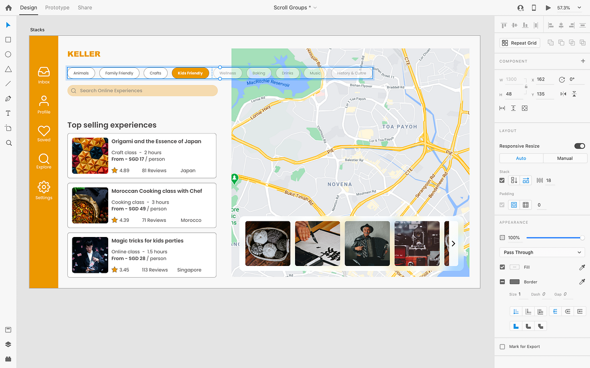 Stacks and Scroll Groups. New Features in Adobe XD (version 30) | by ...