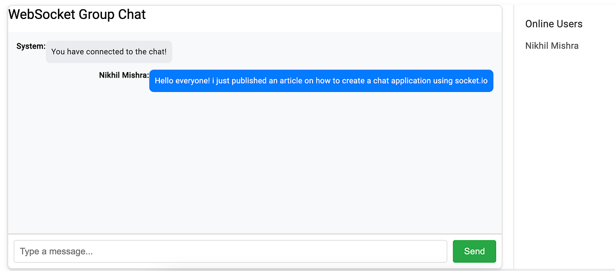 Building a Real-Time Chat Application with Angular , Node JS and Socket.IO | by NIKHIL MISHRA ...
