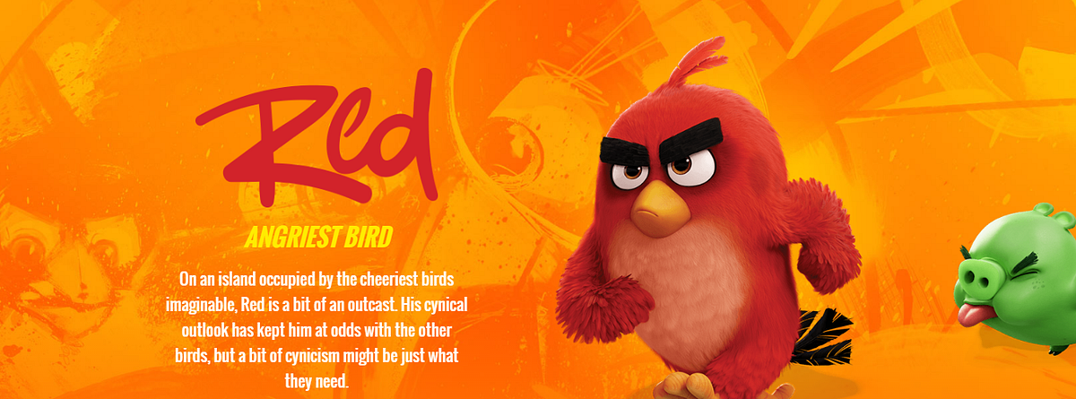 The Angry Birds — Red. In-spite of being one of the angry… | by Omar ...