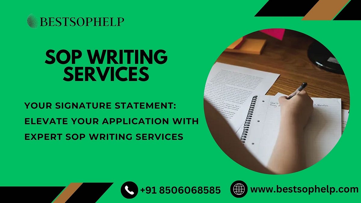 Your Signature Statement: Elevate Your Application with Expert SOP ...