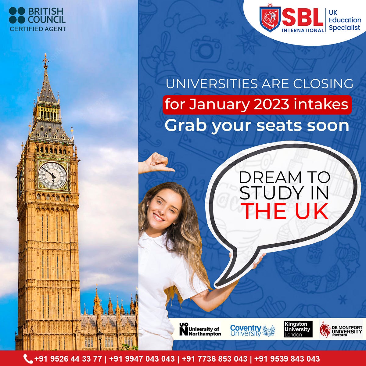 UK Education Consultants India UK Study | SBL International - SBL International - Medium