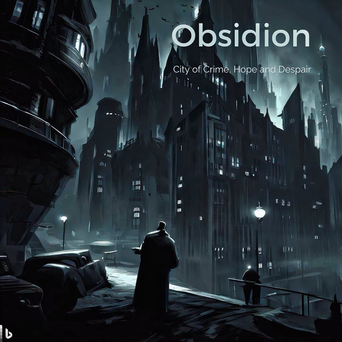 Obsidion 1/9: City of Crime, Hope and Despair Complete Story Noir | by ...
