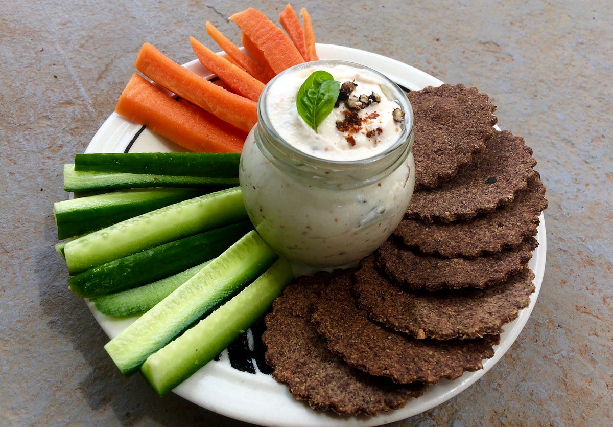 Garlic basil quark dip. Cheesy, creamy low-carb dip that’s… | by Sapna ...
