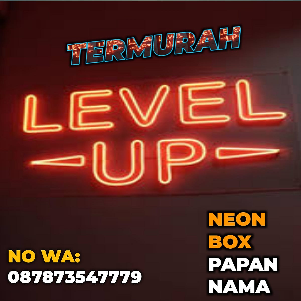 TERMURAH,Neon box Acrylic,Neon box Bogor,Neon box Cafe,Neon box Design ...