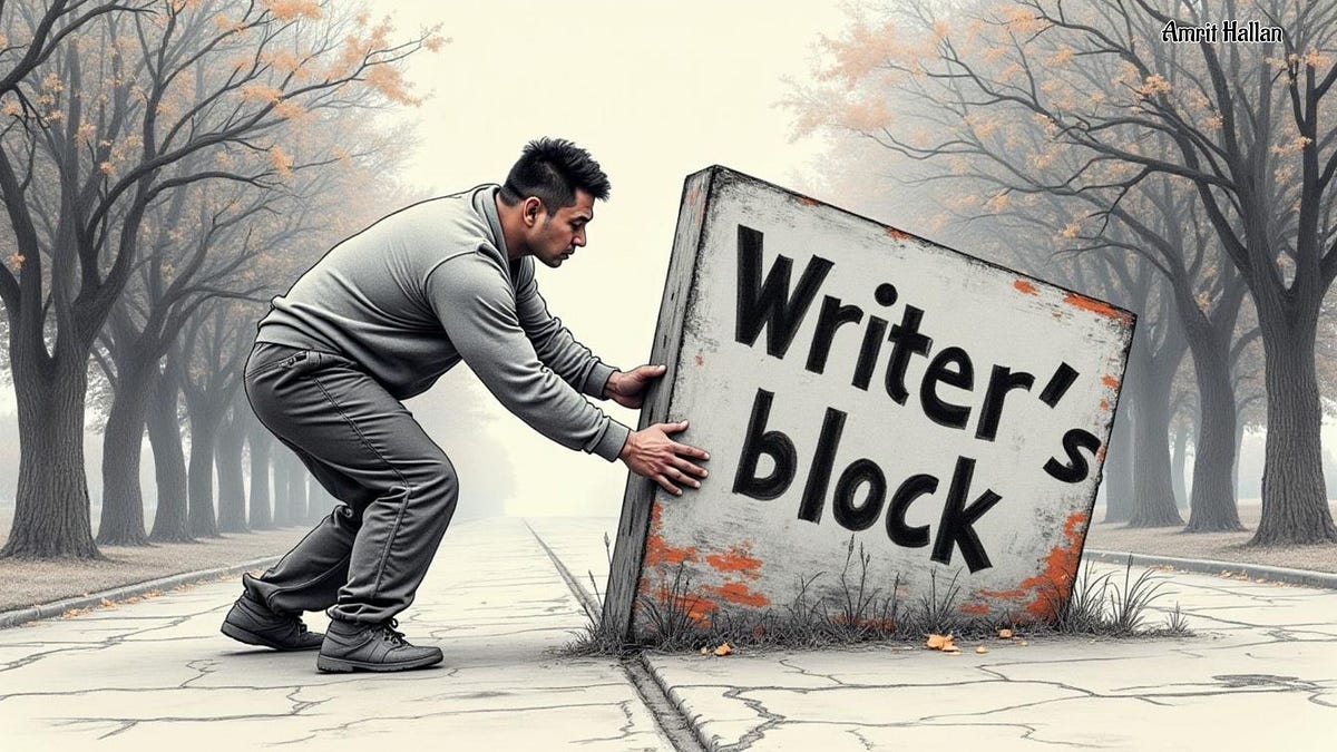 How I Crush Writer’s Block Every Time — And You Can Too | by Amrit ...