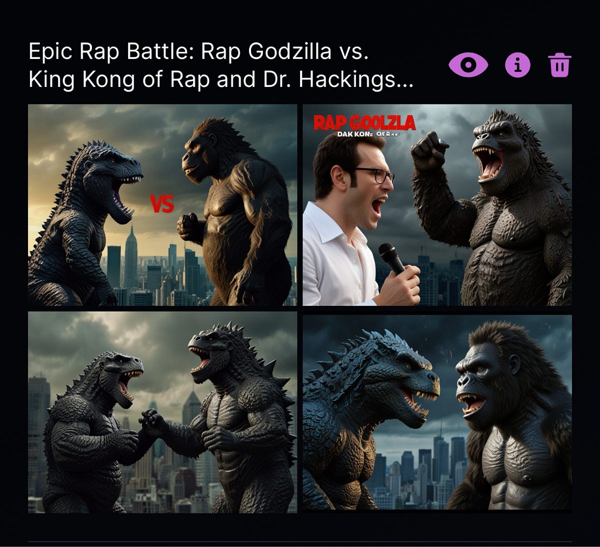 *Epic Rap Battle: Rap Godzilla vs. King Kong of Rap and Dr ...