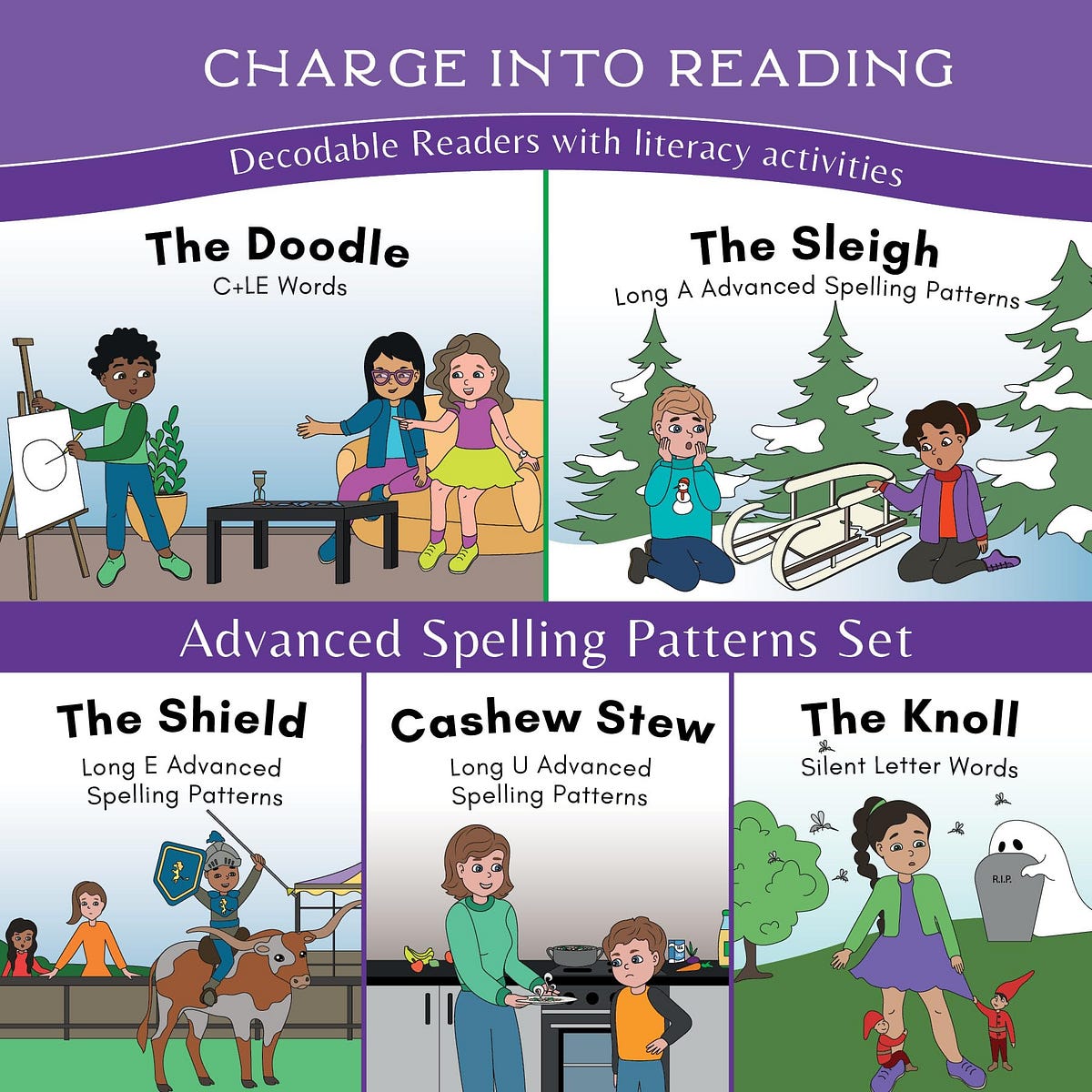 [DOWNLOAD] Charge into Reading Decodable Books (Stage 9): 5 Advanced ...