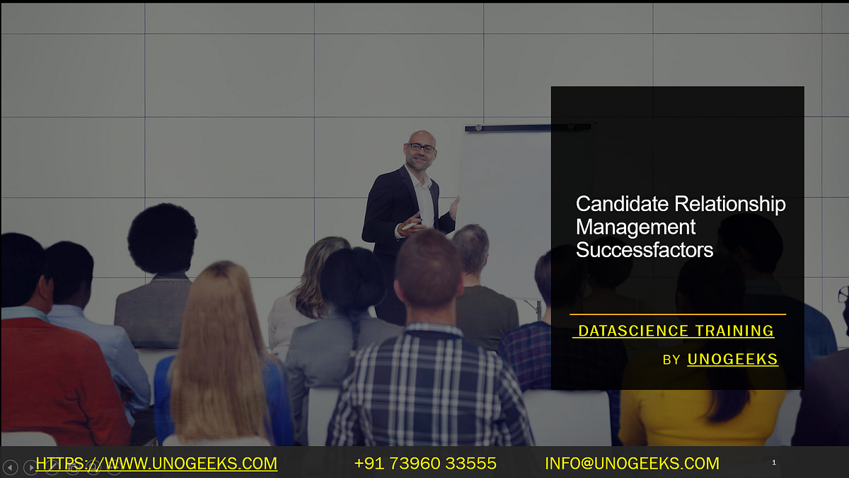 Candidate Relationship Management Successfactors | by Balaug | Jun ...