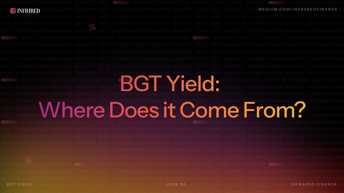 BGT Yield: Where Does it Come From? | by Infrared Finance | Medium