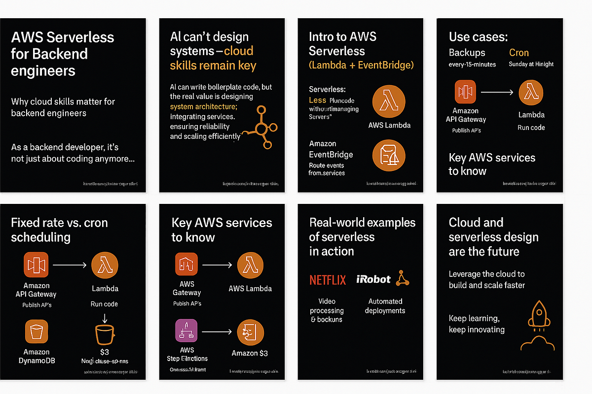 The Evolving Backend Engineer: Why AWS & Serverless Skills Matter | by Sarvagyadixit | Apr, 2025 ...