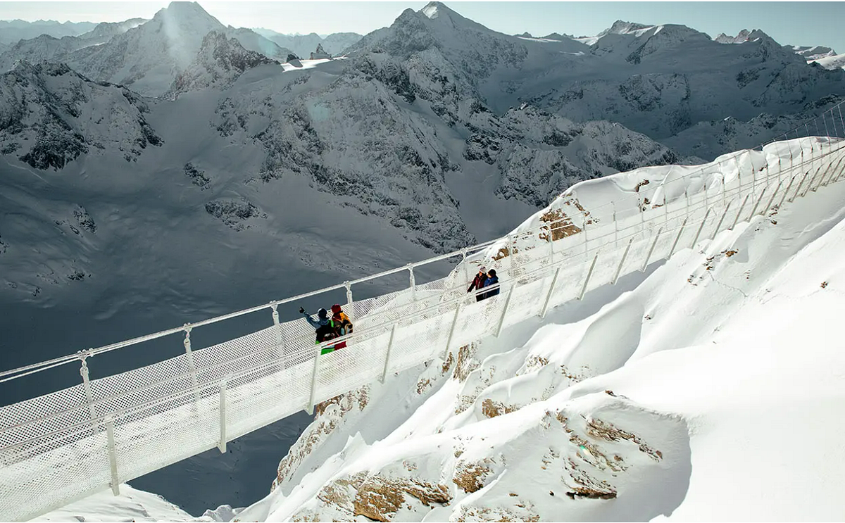 Incredible views from the Titlis Cliff Walk - World Travel Magazine ...