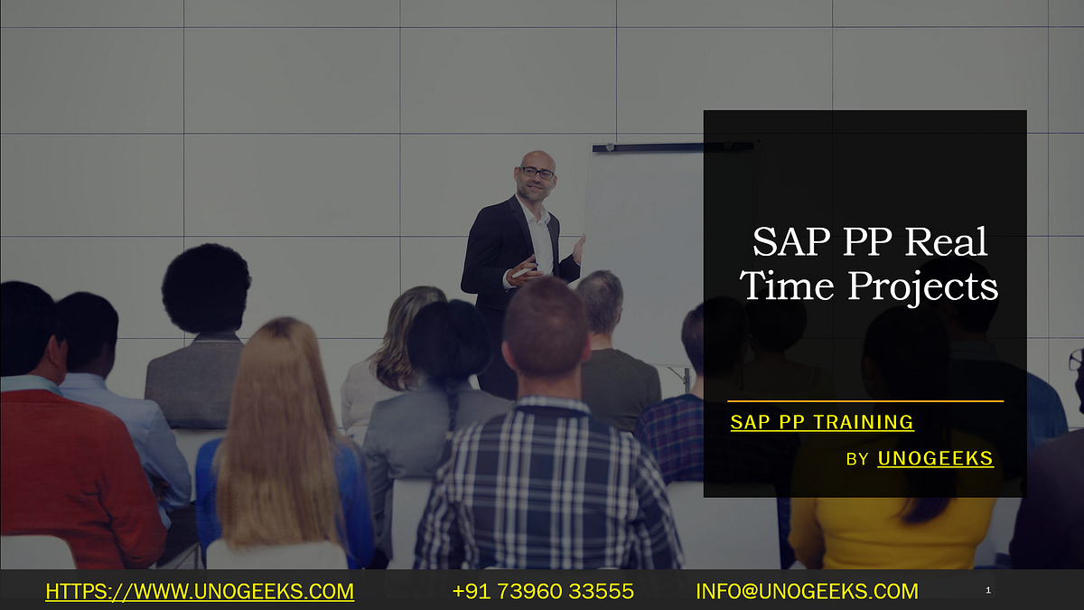 SAP PP Real Time Projects. SAP PP Real-Time Projects: Gaining… | by ...
