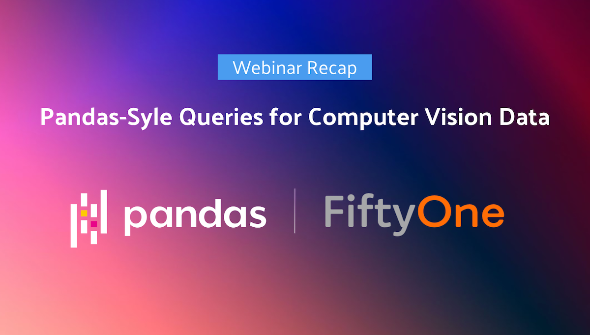 Webinar Recap: Pandas-Style Queries for Computer Vision Data | by Michelle Brinich | Voxel51 ...
