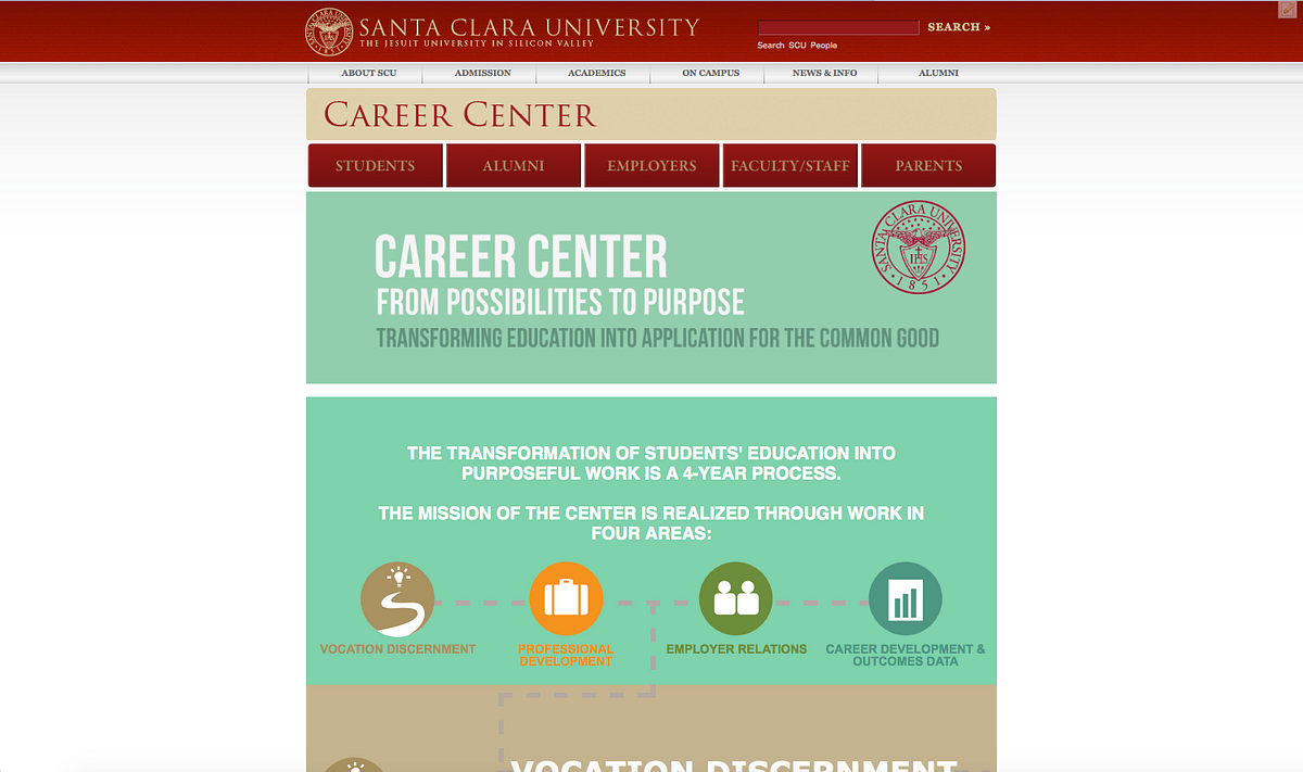 Career Center About Page Redesign | by Robert Bayer | projects ...