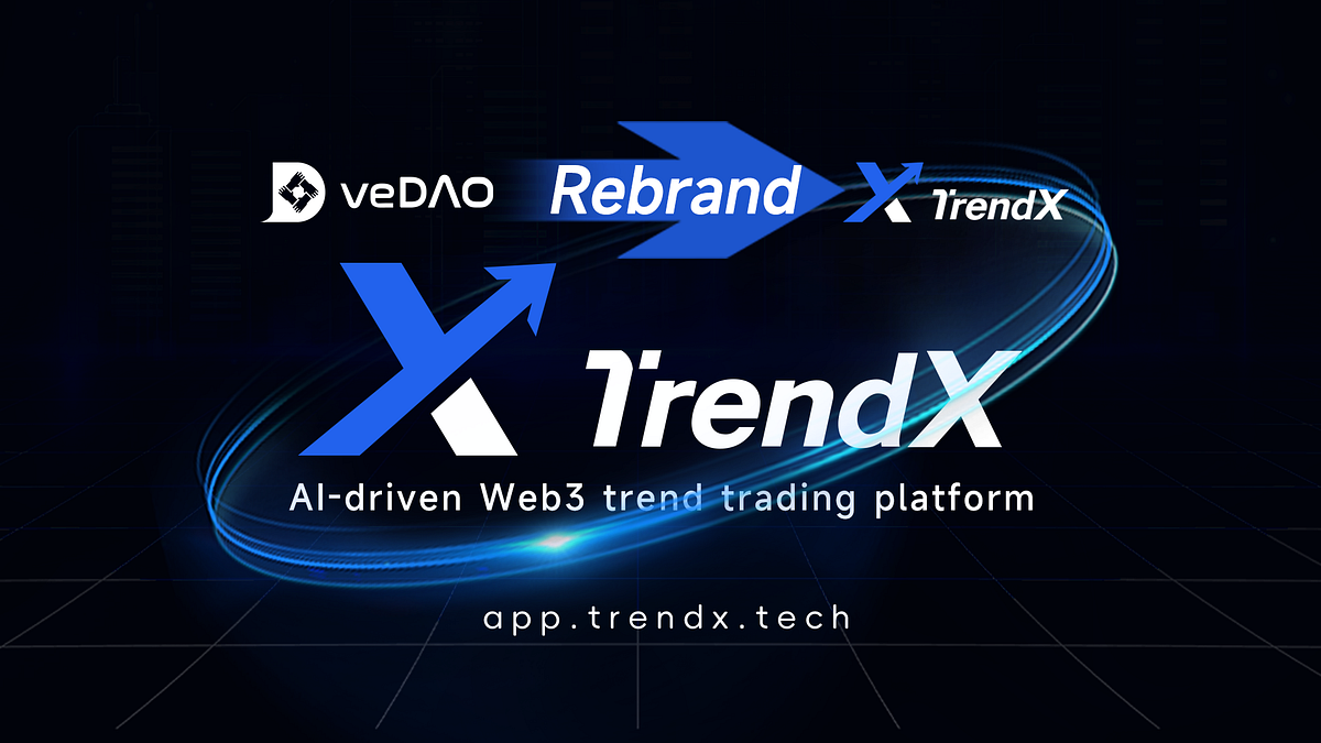 📢 veDAO Upgrades to TrendX: Launching a New Era of Intelligent Investment | by TrendX | Medium