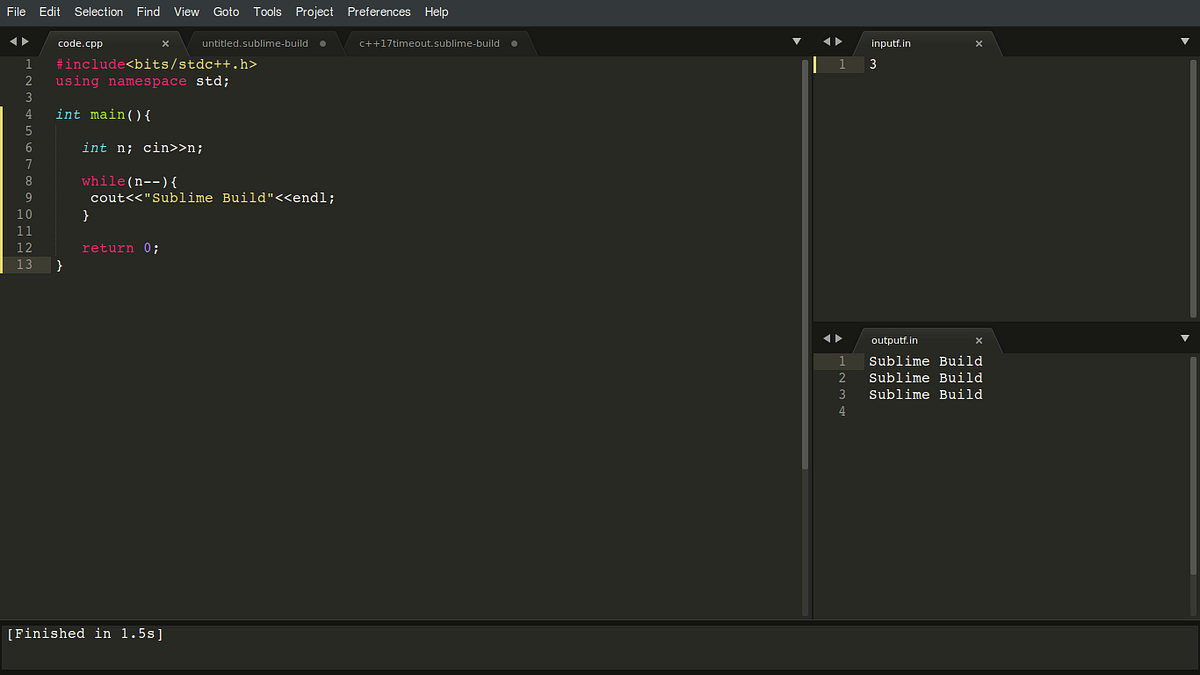 How to Setup setTimeOut Build in Sublime Text for C++? | by Oracle Soul | Medium