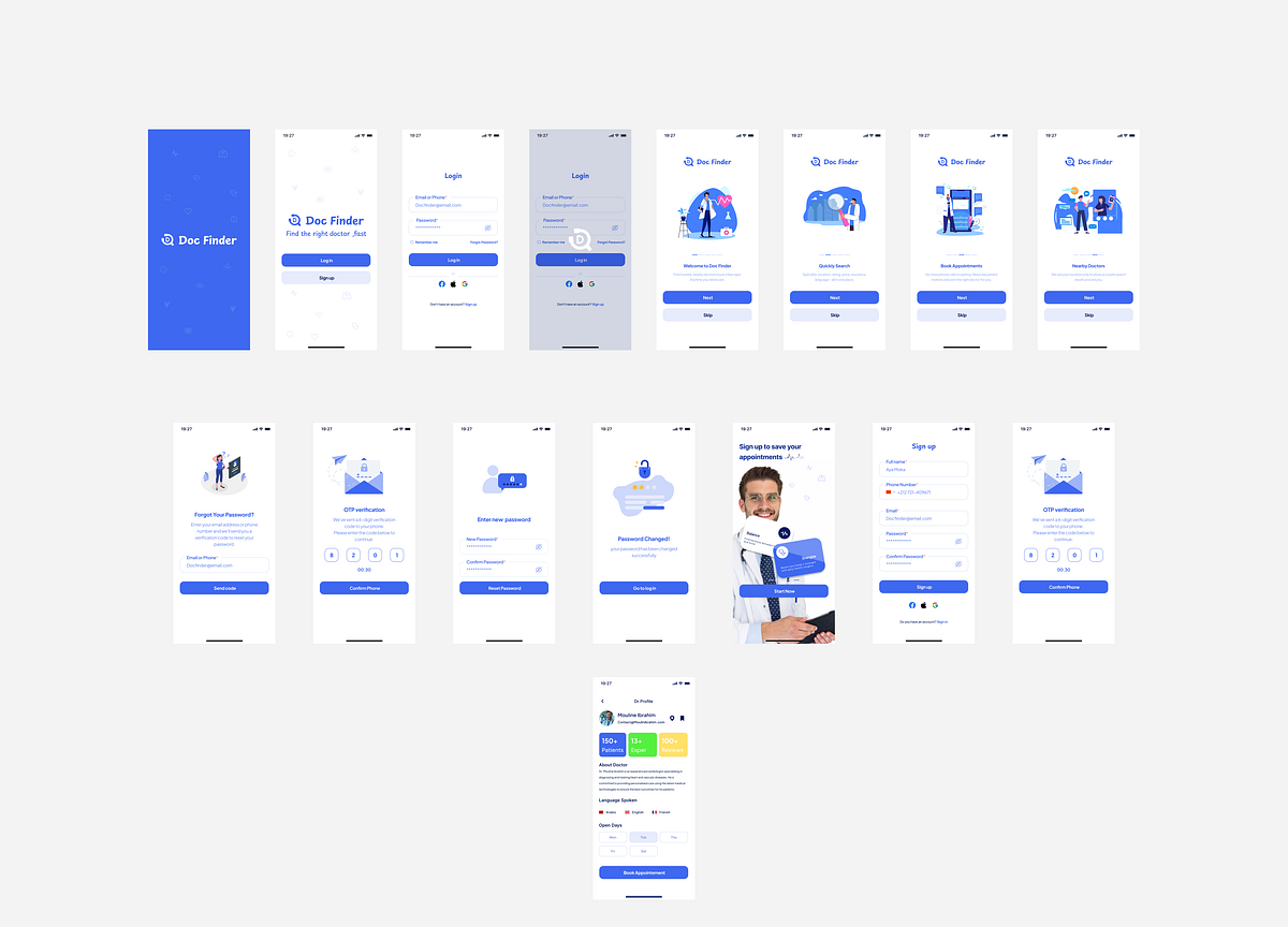 UX Case study DocFinder. Project Name: DocFinder | by Mohammed ayyan | Oct, 2025 | Medium