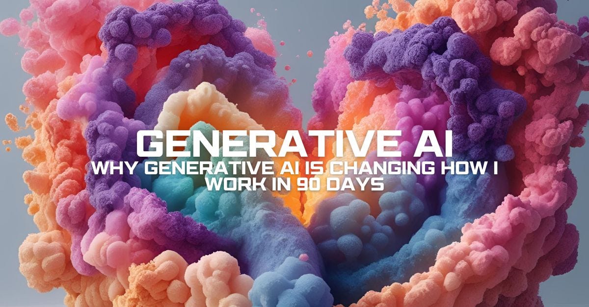 Why Generative AI is Changing How I Work in 90 Days | by Artiscribe ...