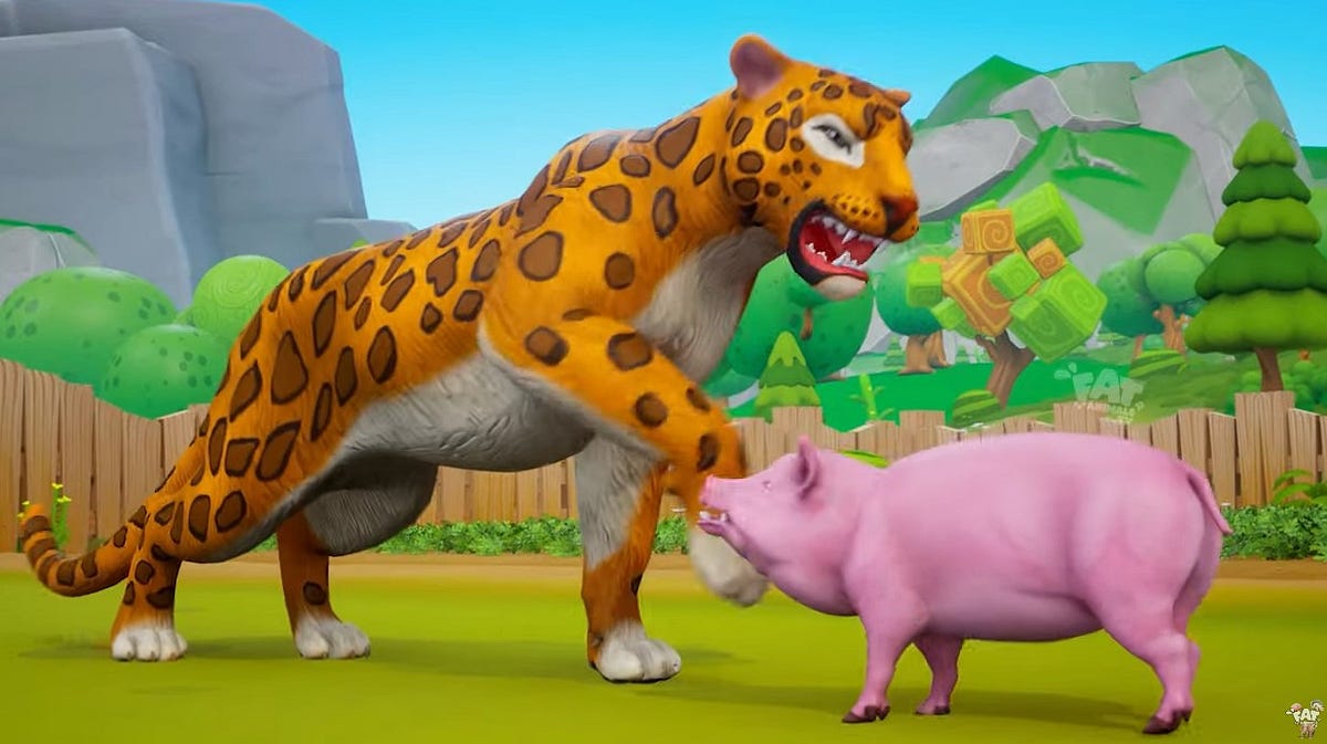 Gorilla’s Heroic Stand: Saving a Pig from a Leopard Attack! | Wild vs ...