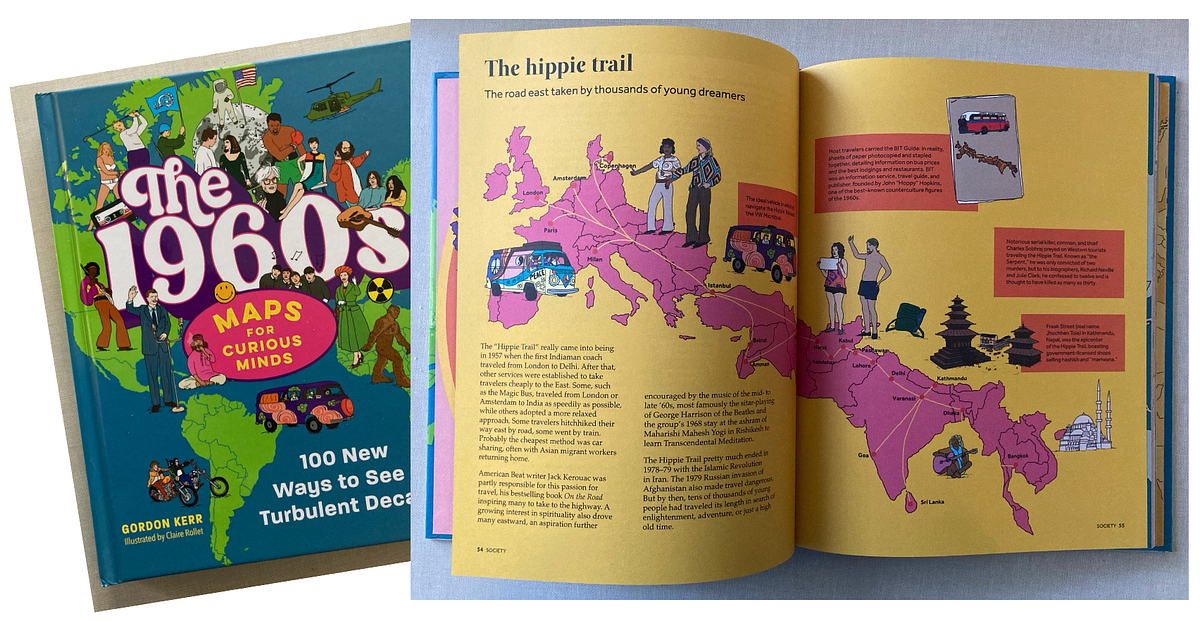 Mapping the 1960s is a Real Trip. A unique book helps visualize the ...