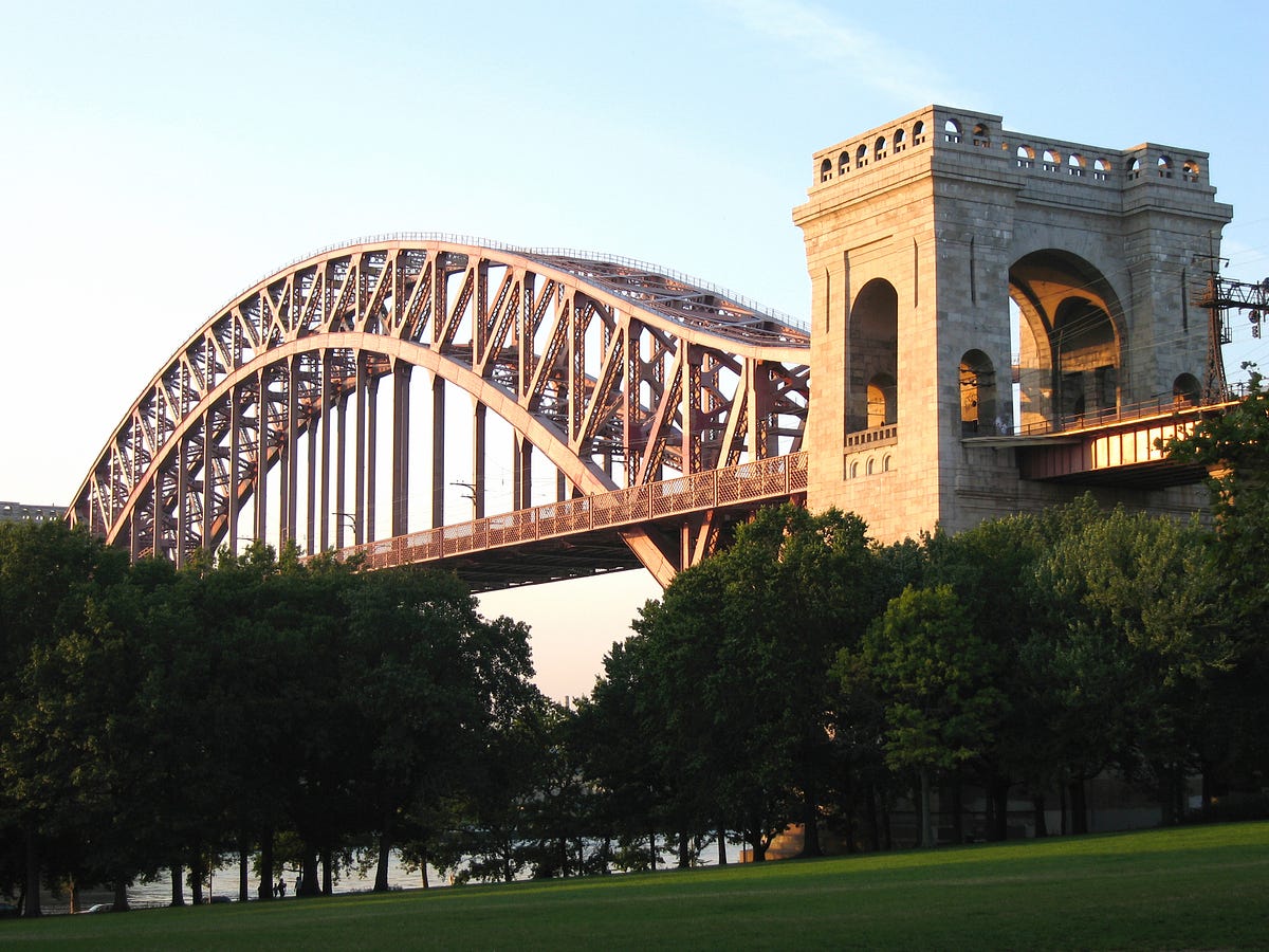 Hell Gate. A railroad trestle runs through the… | by franksalerno | Medium