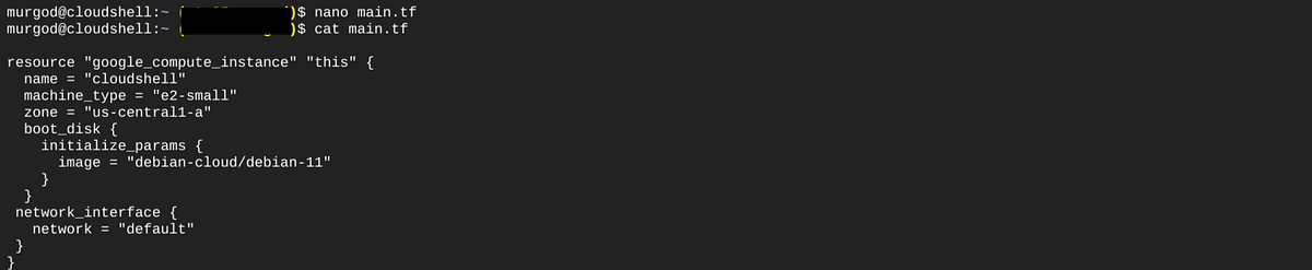 Run your first Terraform script using Google Cloud Shell. | by Narayan ...
