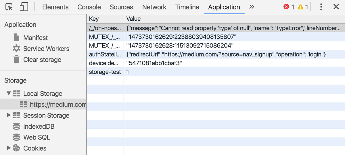 Using local storage in your web application | by James Stiling | Medium