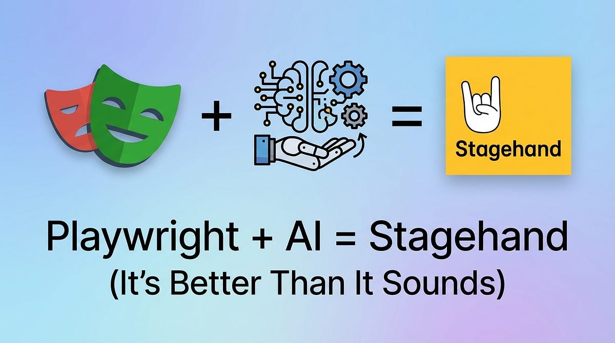 Playwright + AI = Stagehand (It’s Better Than It Sounds) | by Marcelo Bairros | Dec, 2025 | Medium
