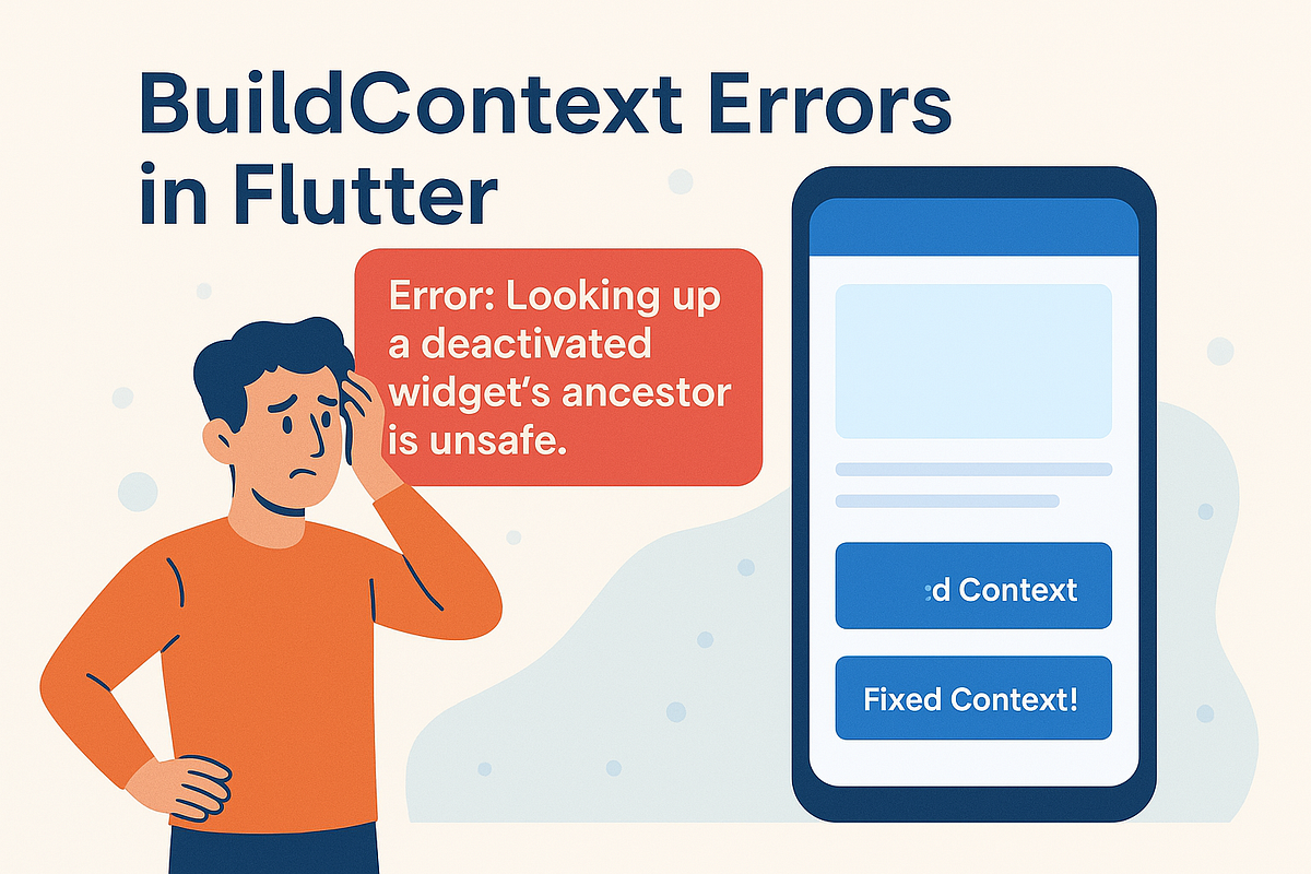 Flutter BuildContext Errors: Fix & Prevent Easily | Medium