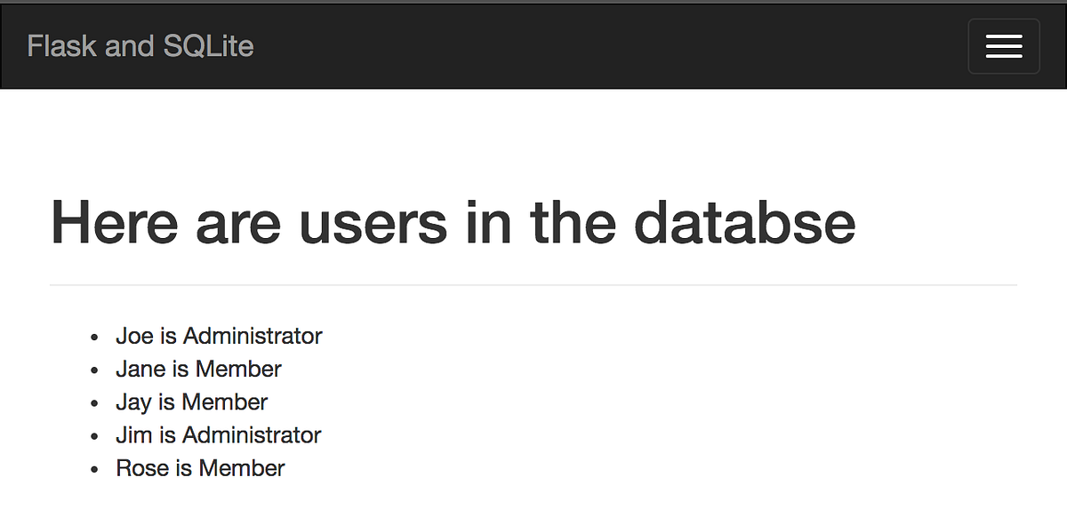如何在 Flask 使用 SQLite 資料庫. 使用 Flsak 操作 SQLite 資料庫，並且套用在網頁製作。 | by Pei ...
