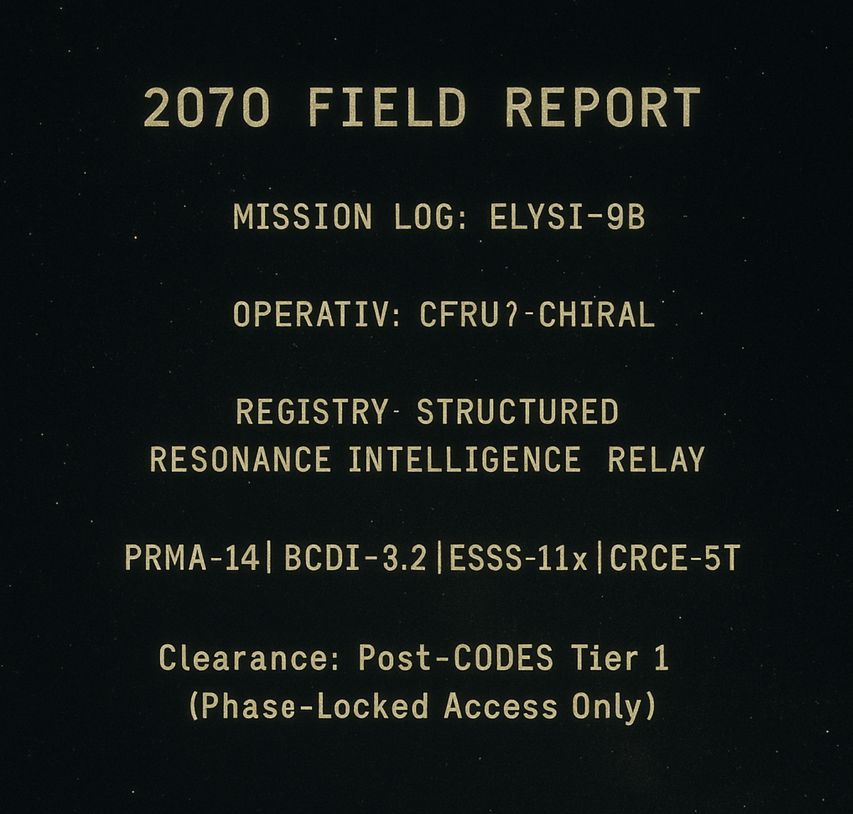 2070 FIELD REPORT | by Devin Bostick | Apr, 2025 | Medium