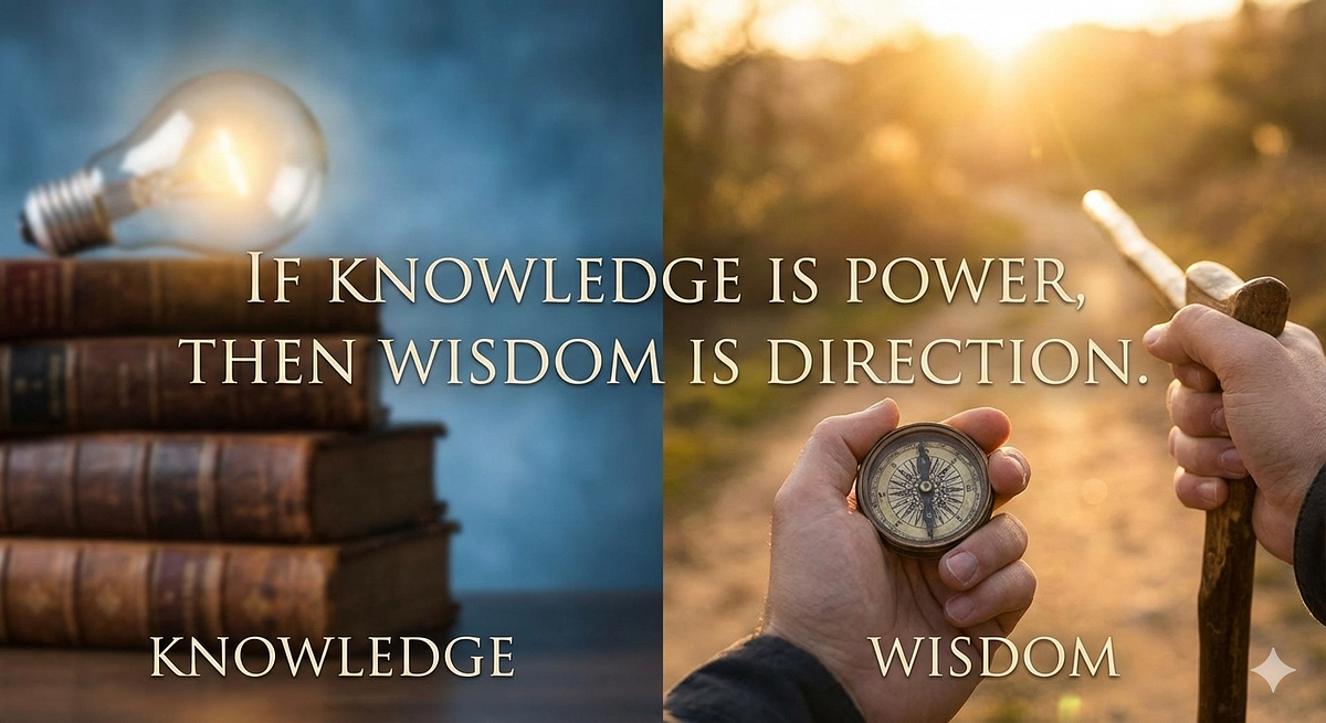 Knowledge vs. Wisdom: Are you the wiser? | by Abolurin Oluwatobi | Dec ...