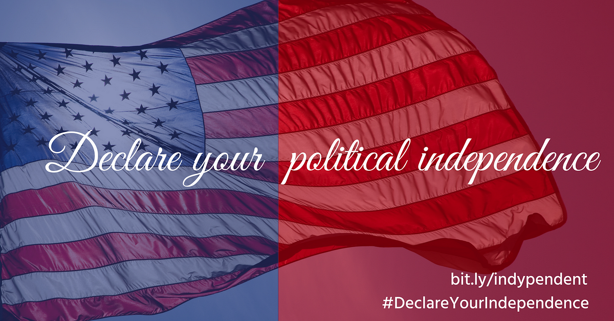 It’s time to declare our political independence | by Open the Debates ...