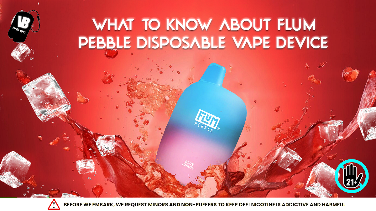 What to Know About Flum Pebble Disposable Vape Device? | by Vapor Boss ...
