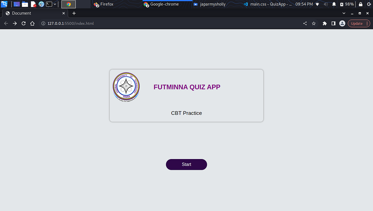 ALX Portfolio Project (A Quiz App) | by JaparmySholly | Jun, 2023 | Medium