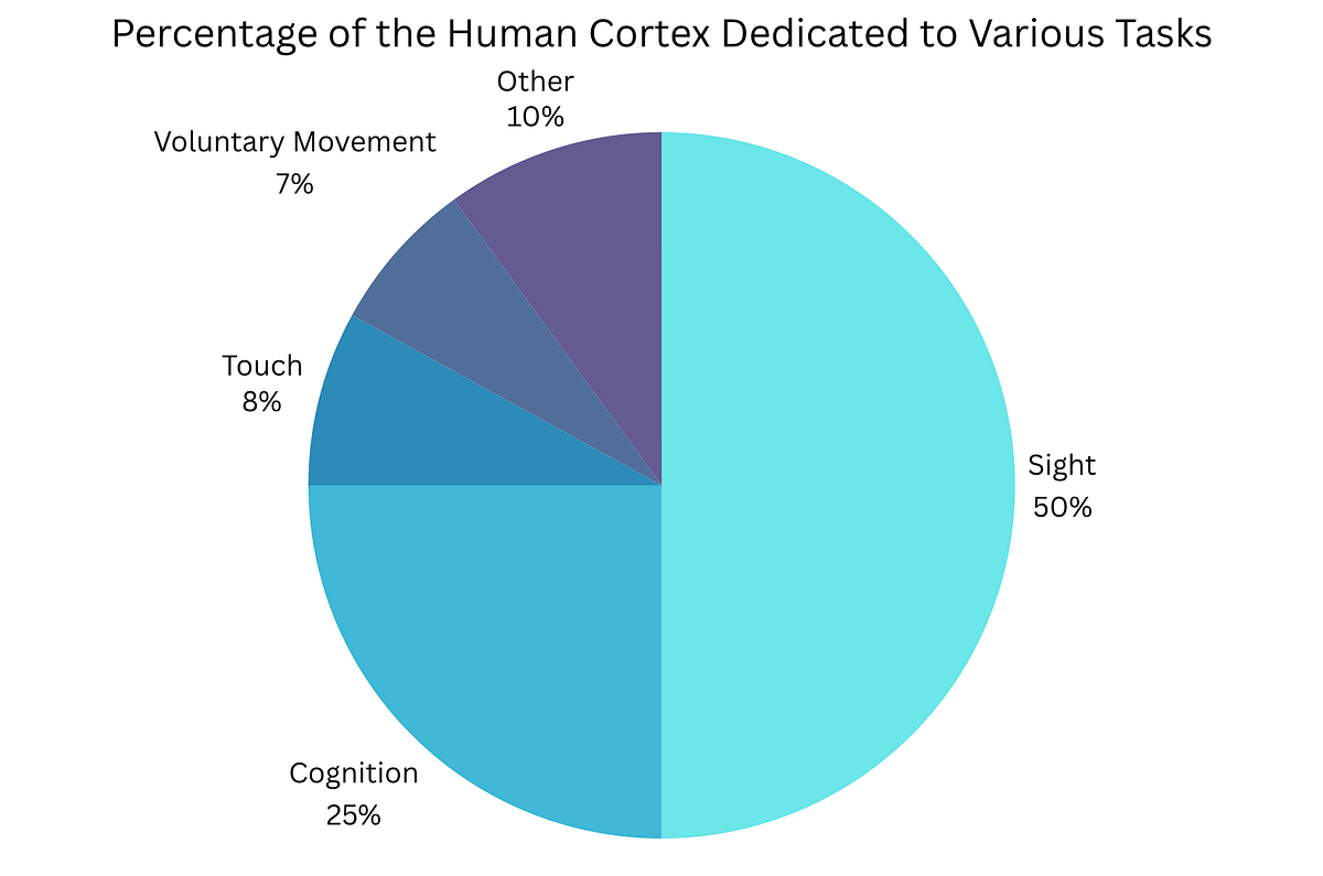 Make Everything Visual. Possibly up to 50% of the human… | by David ...