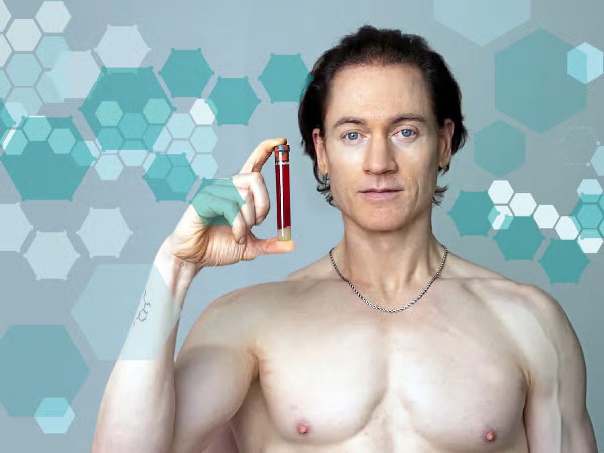 How can a man age 100% slower than 30–40 year old males and 99% of 20 ...