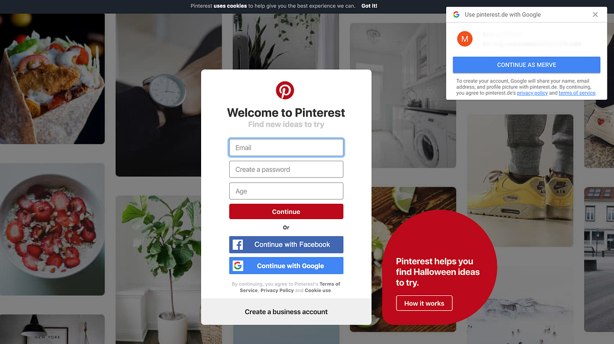 UX Sadness 2: WHERE is LOGIN. This might not be only Pinterest’s… | by ...