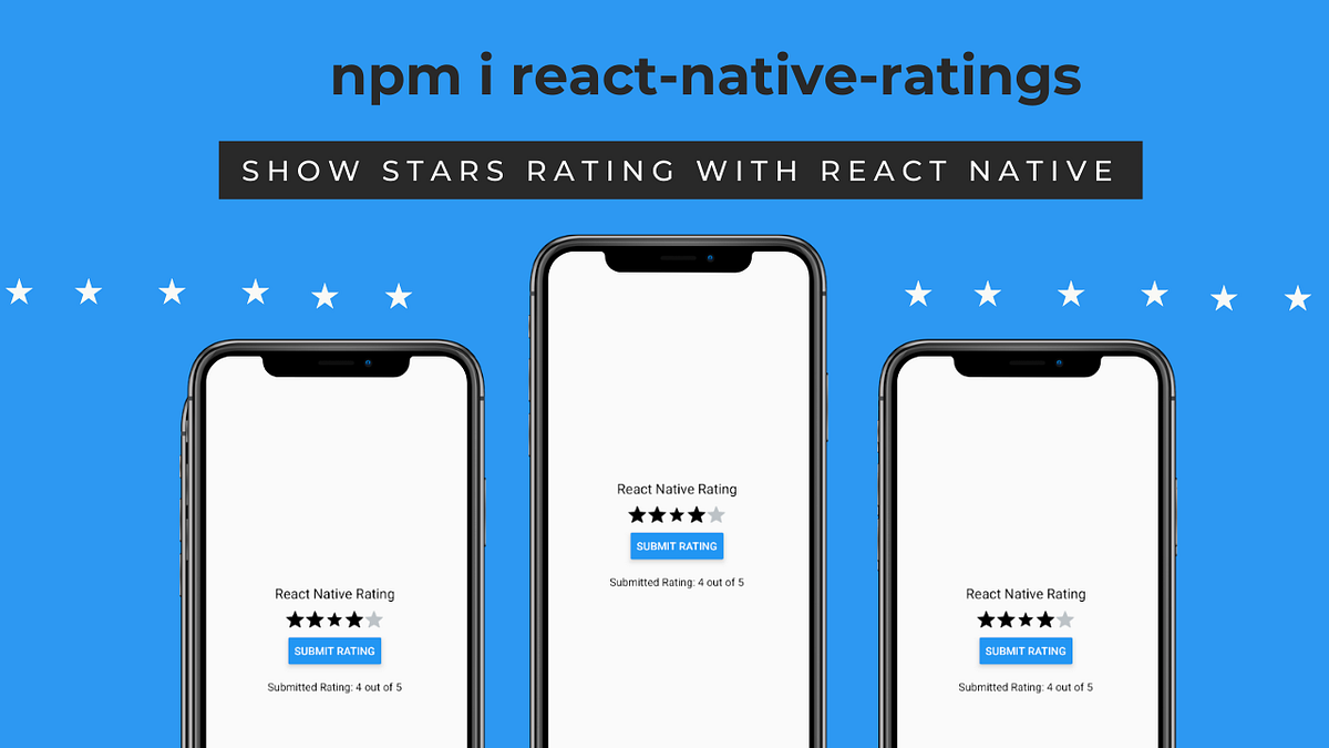 How to add Review/Rating Feature in React Native | by Amol kapadi | Medium