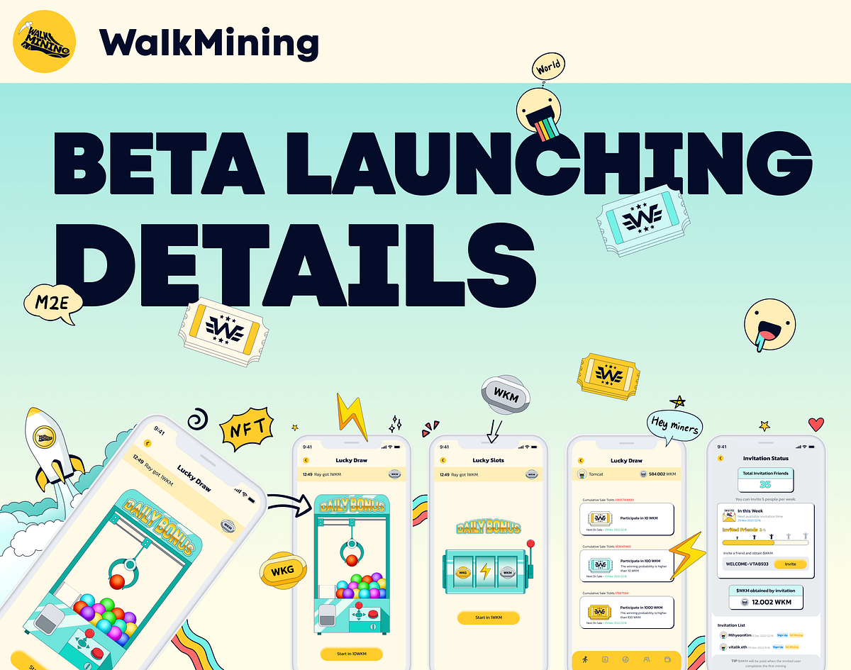 Beta Launching Details. Drum roll, please 🥁 | by WalkMining | Medium