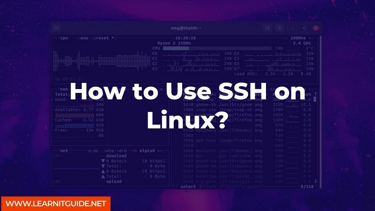 How To Use Ssh On Linux A Tech Blog Medium