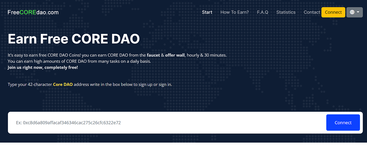 freecoredao — Earn Free Core. CoreDAO is a new standalone blockchain ...