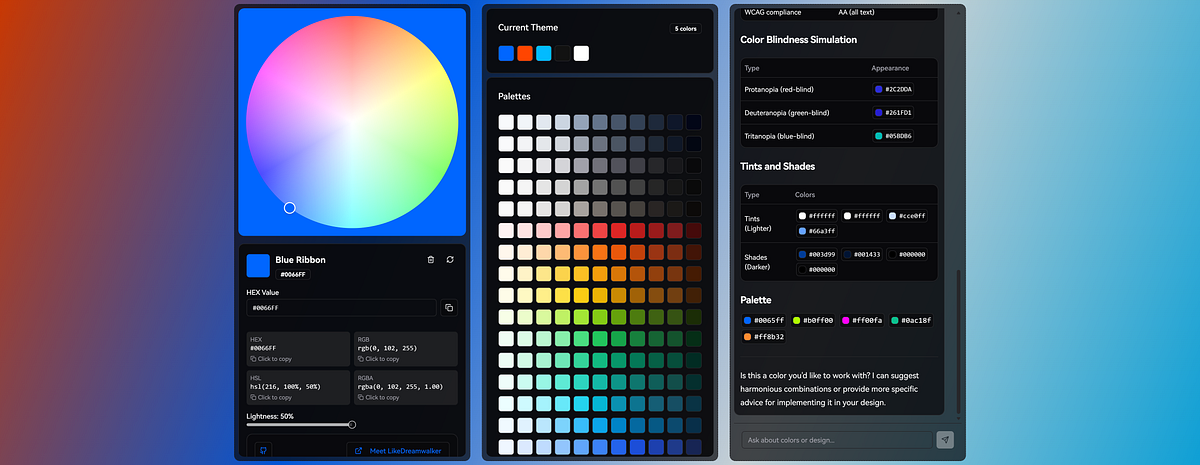 I Built Up An AI Color Agent App in 2 Weeks | by LikeDreamwalker ...
