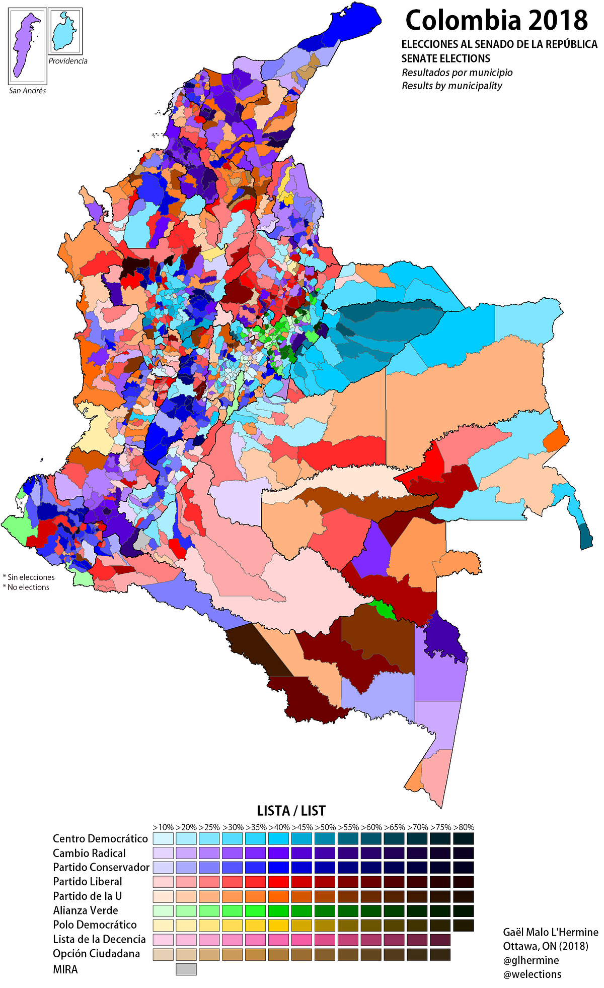 Colombia’s 2022 Senate election. A look at all lists competing in the ...