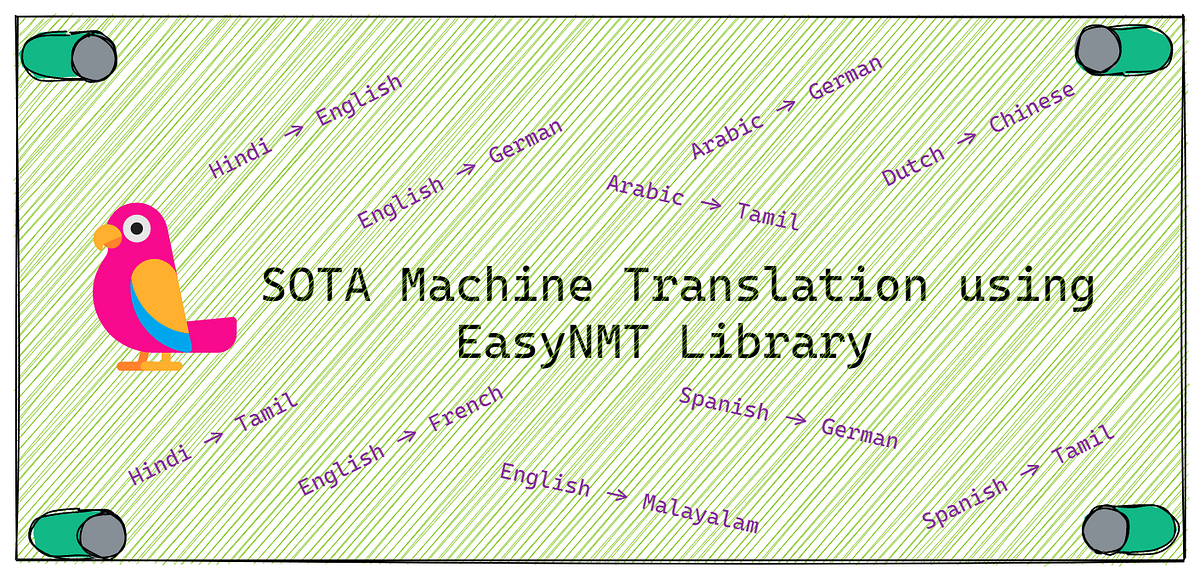 Neural Machine Translation using EasyNMT Library | by Kalyan Ks | Medium