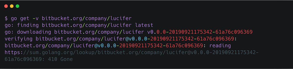 Today I Learned — Fix: go get private repository return error reading sum.golang.org/lookup ...