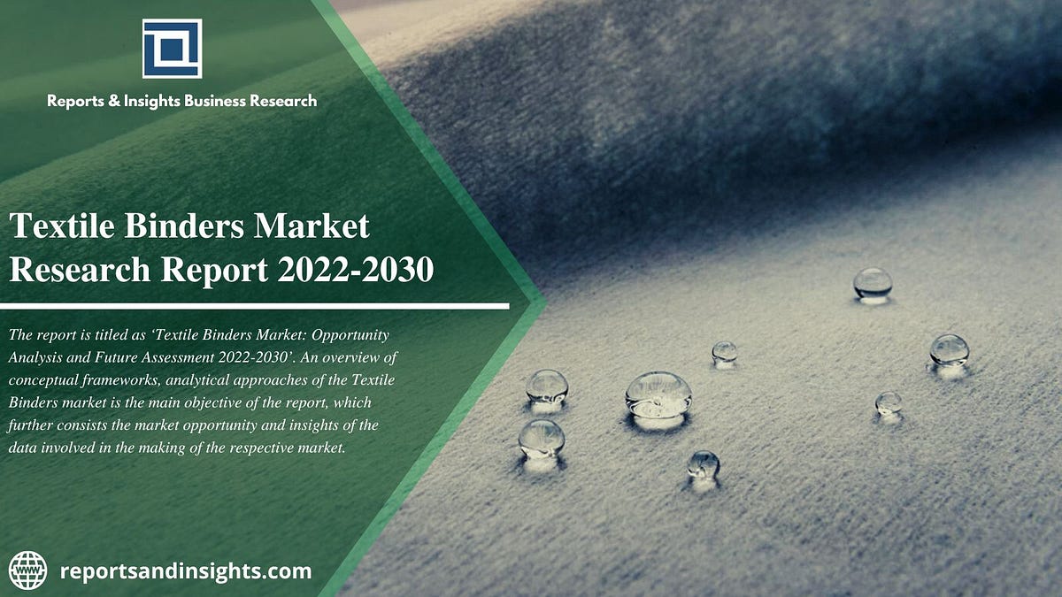Insights from Textile Binders Market Application, CAGR Status, Growth ...