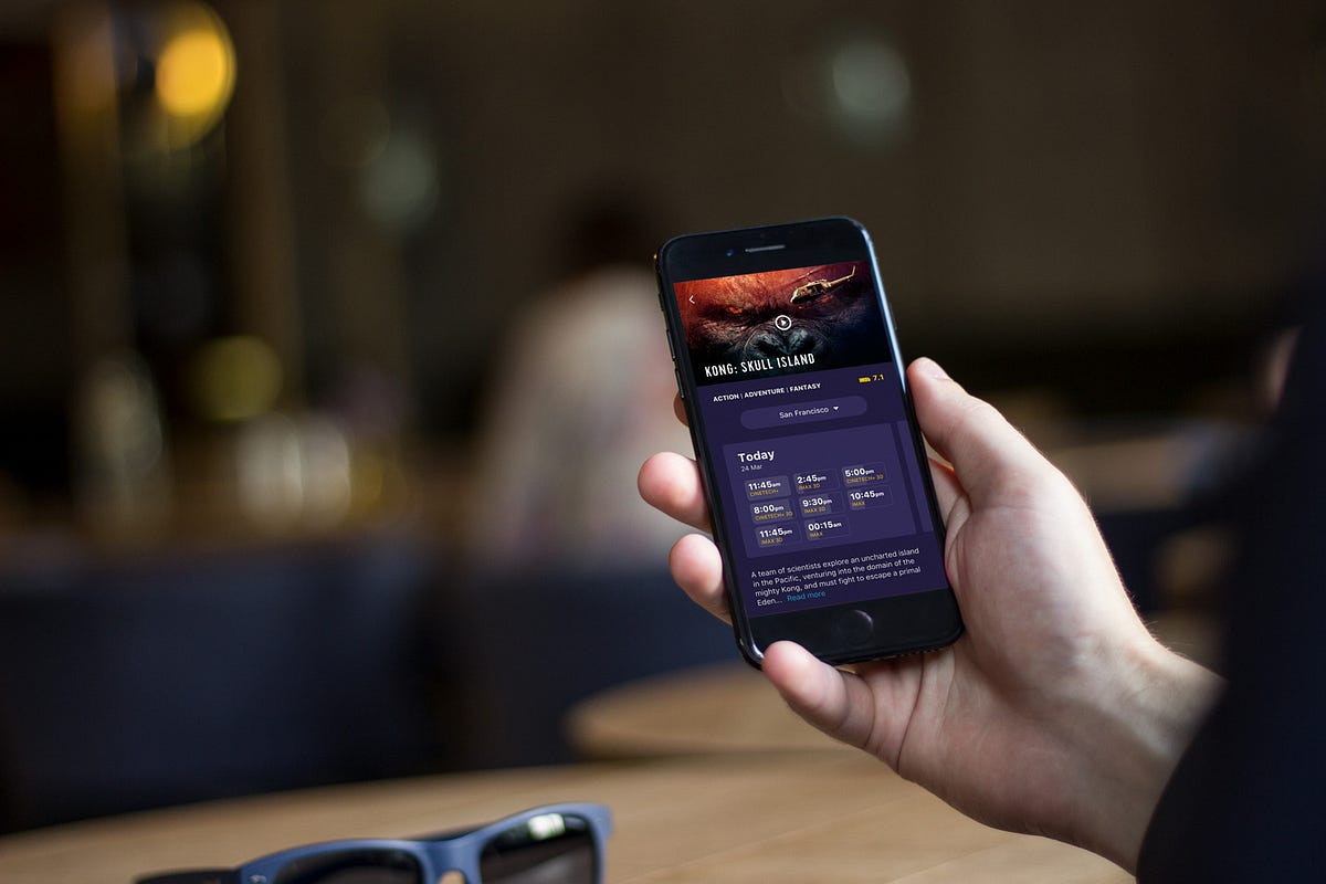 Spectacular Design. Elements of Cinema App UI. | by tubik | UX Planet