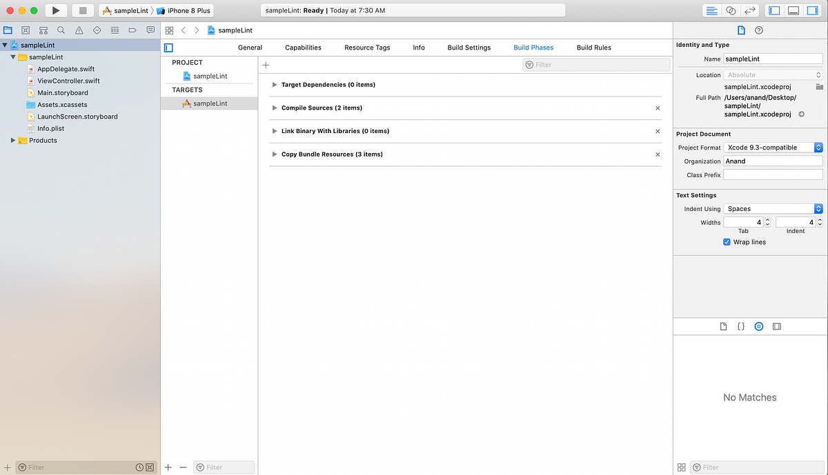 Integrate Swiftlint Without Pod To Integrate Swiftlint In Your Project 2662