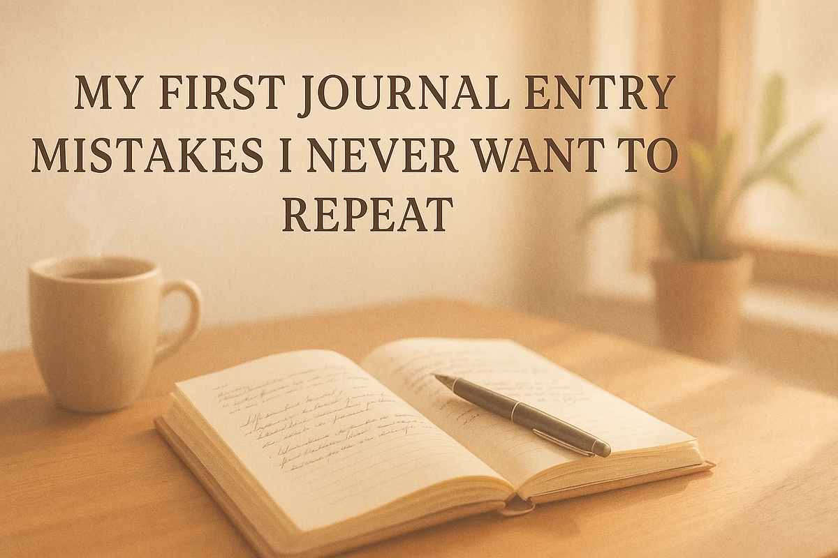 My First Journal Entry: Mistakes I Never Want to Repeat | by Nani G ...